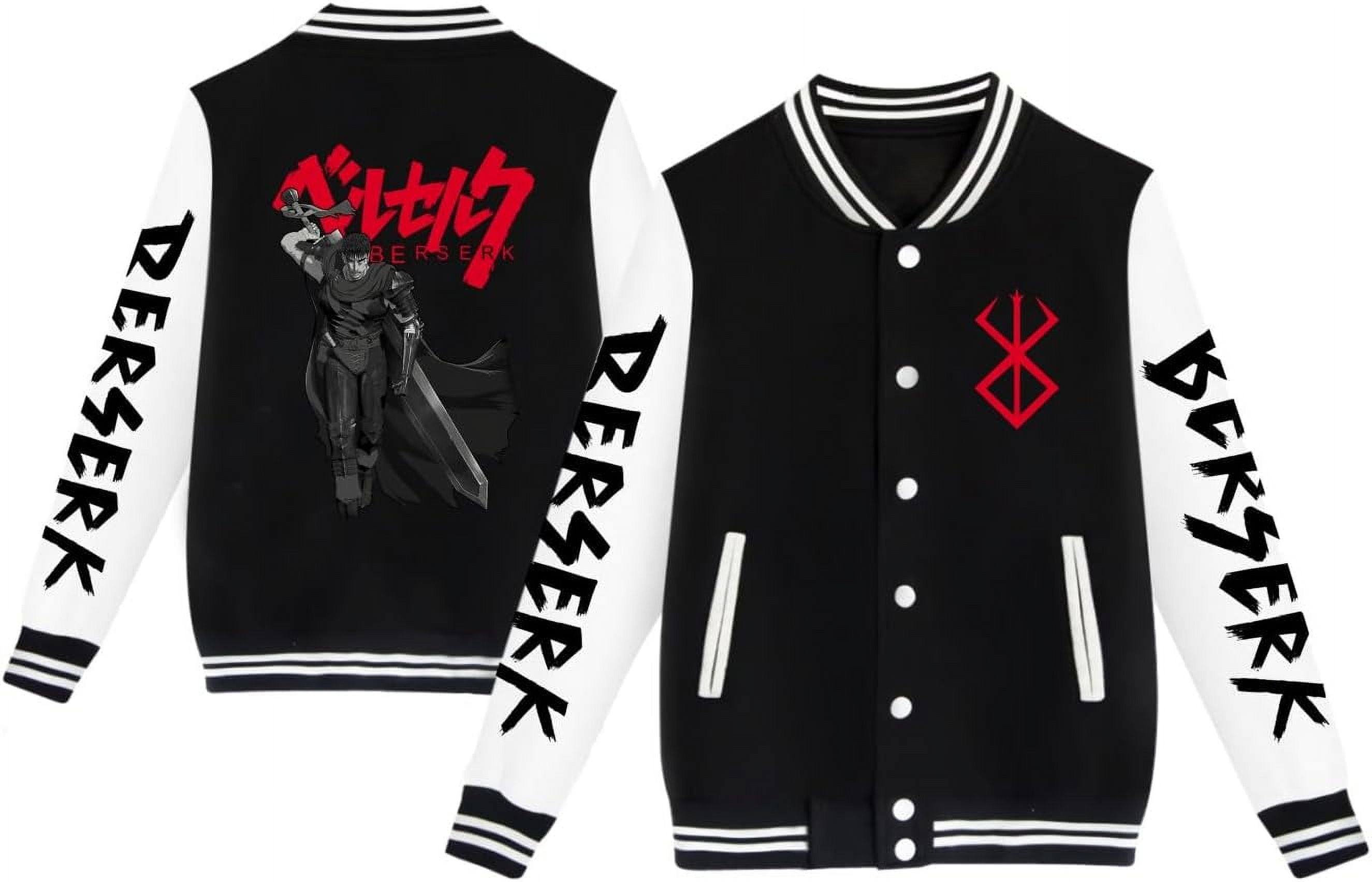 Anime Berserk Jacket Japanese Cosplay Cotton Jacket Pullover Jacket ...
