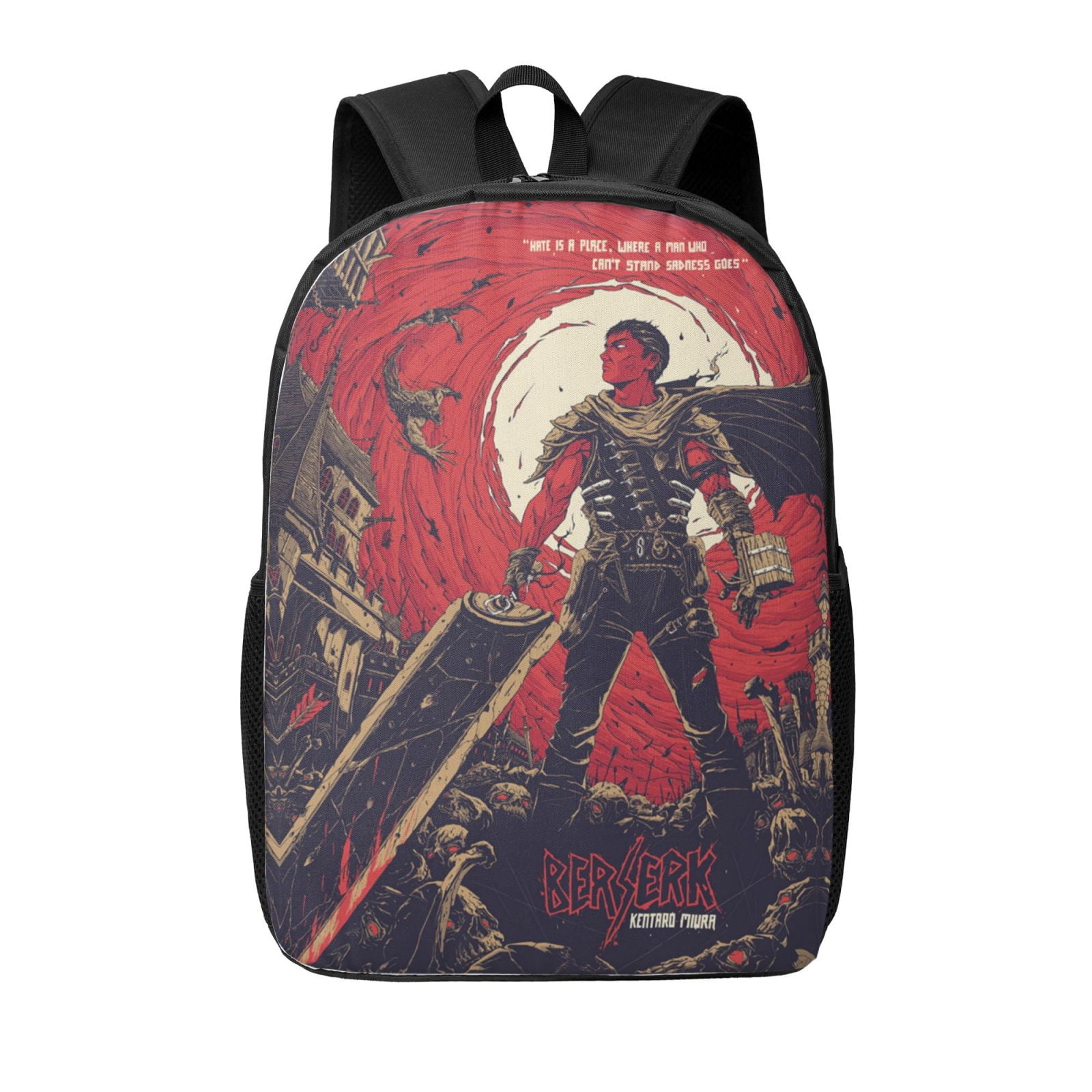Anime Berserk Laptop Backpack Comfort Backpack Casual Sports 3d Print ...