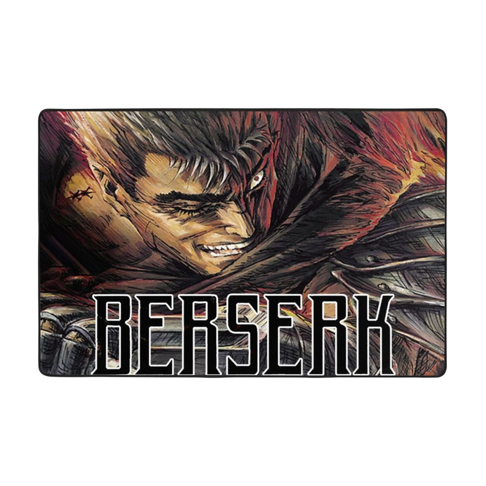 Anime Berserk Rugs Washable Cover Floor Rug Carpets Bathroom ...