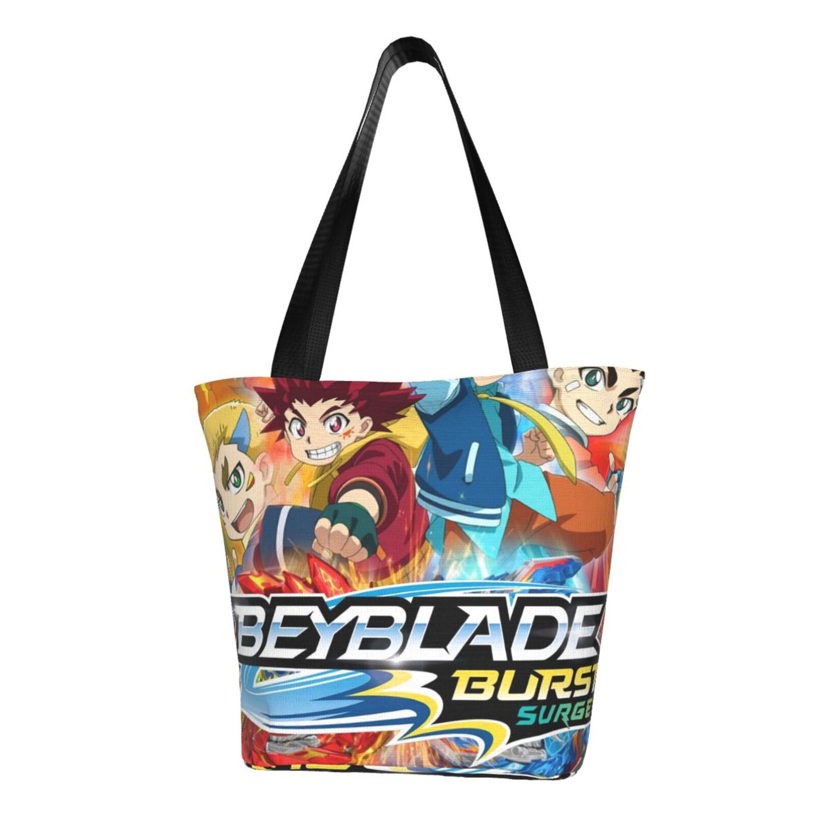 Anime Beyblade Burst Characters Women's Tote Bag Large Capacity ...