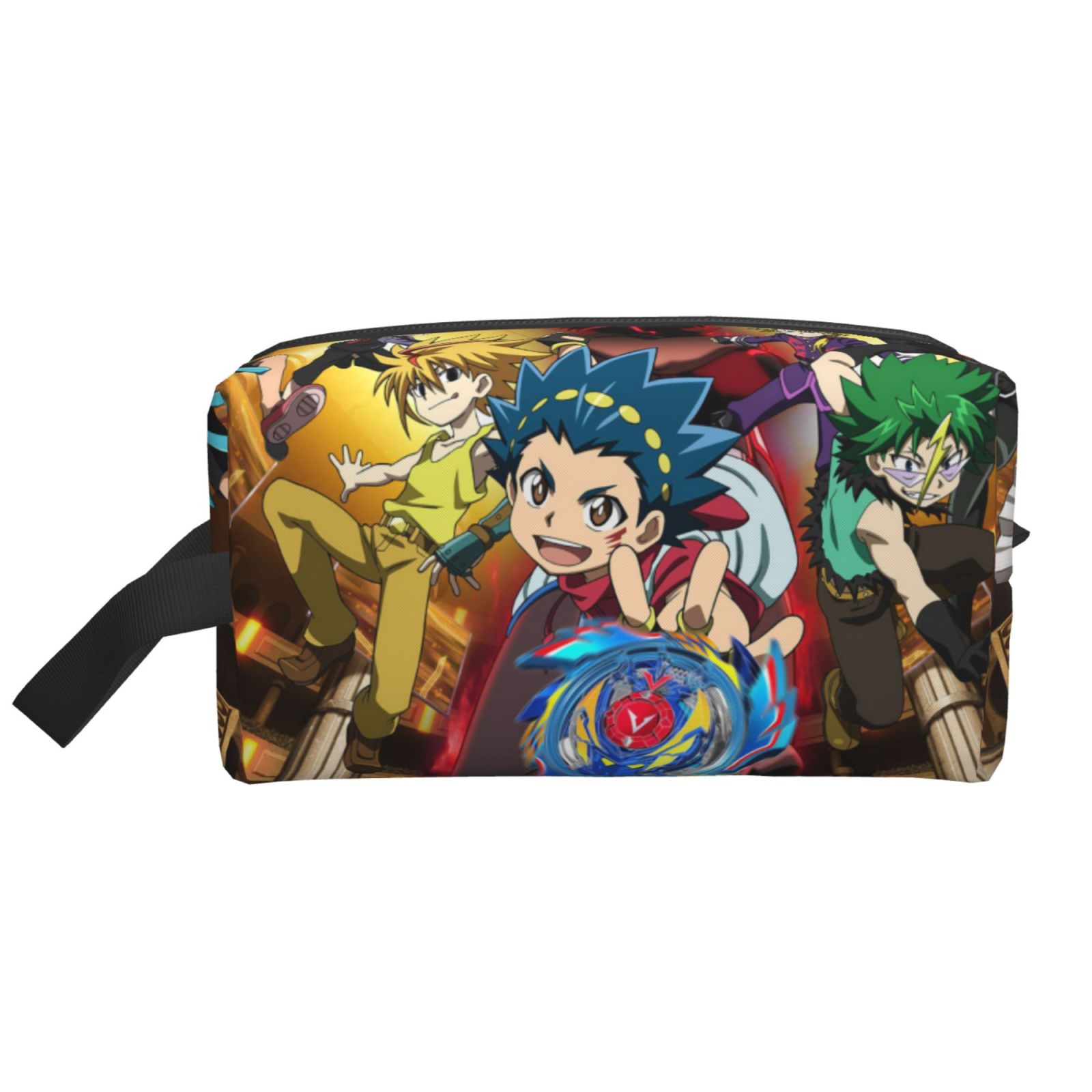 Anime Beyblade Burst Storage Bag Portable Toiletry Cosmetic Bag Travel ...