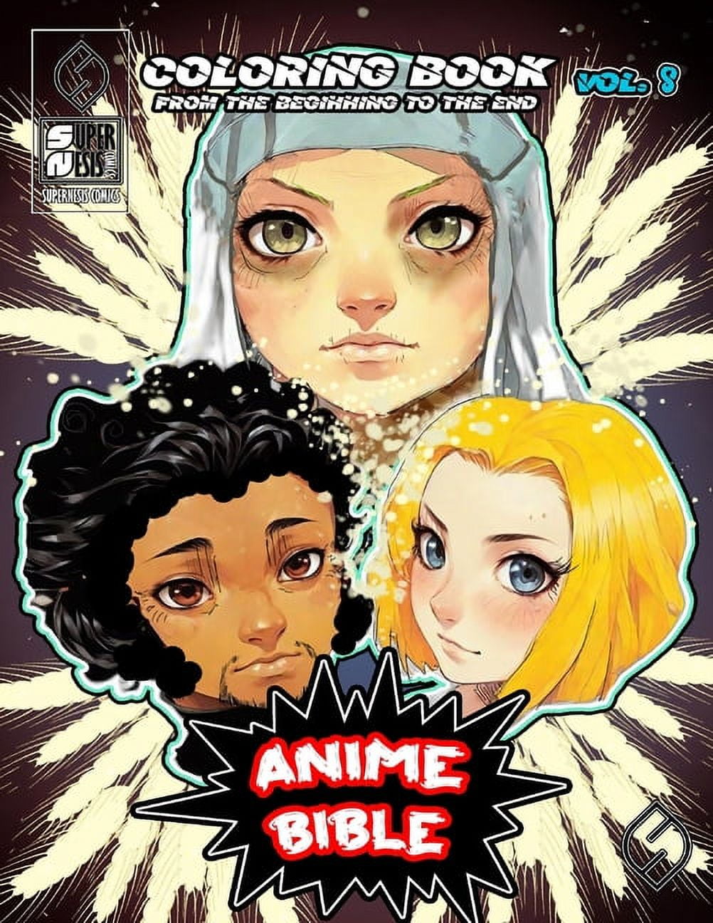 Anime Bible From The Beginning To The End Vol. 8: Coloring book ...