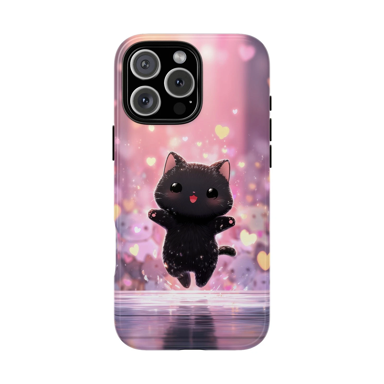 Anime Black Cat K Pop Dance Phone Case for iPhone 17 through 11 Pro Max ...