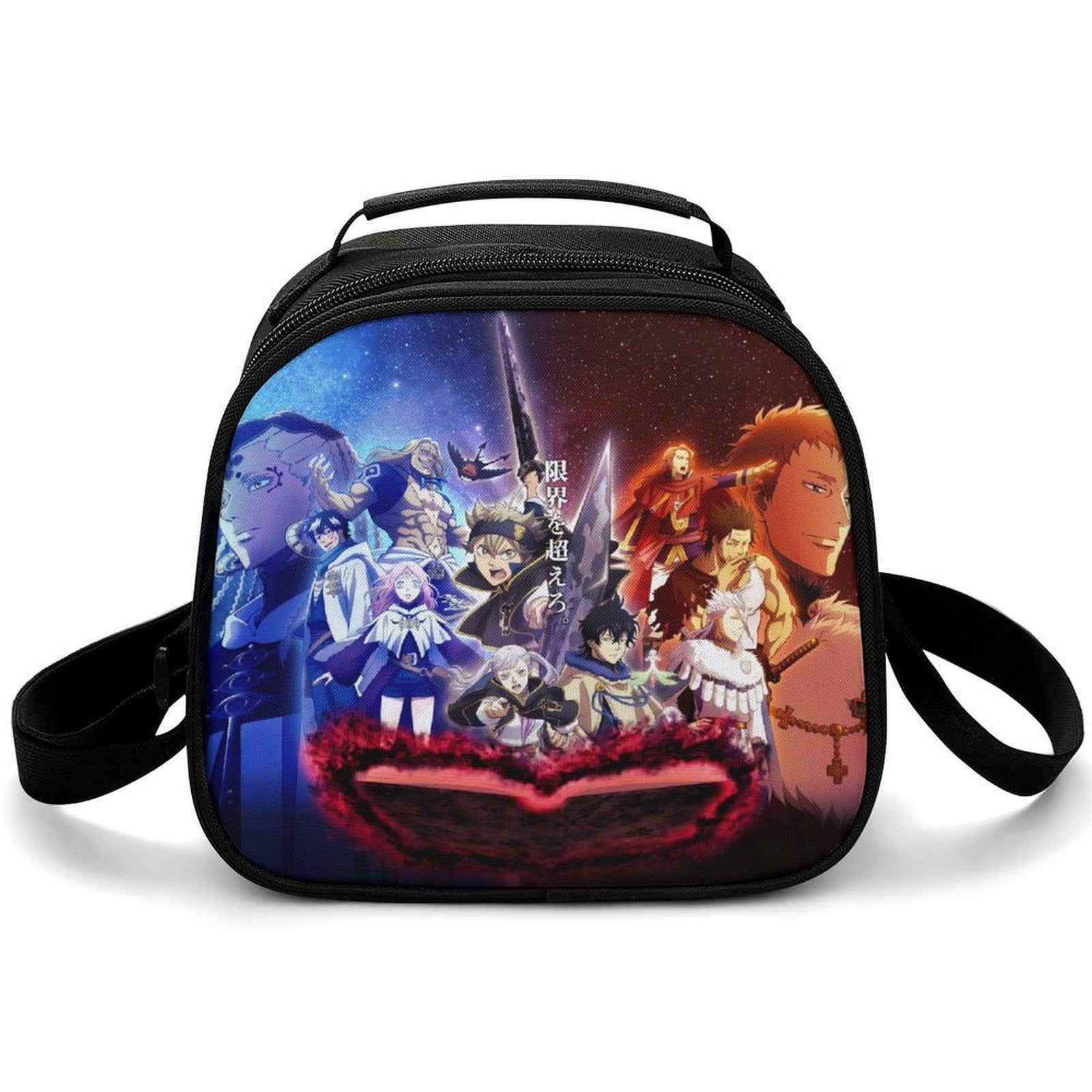 Anime Black Clover Insulated Lunch Bag Portable Lunch Box Reusable ...