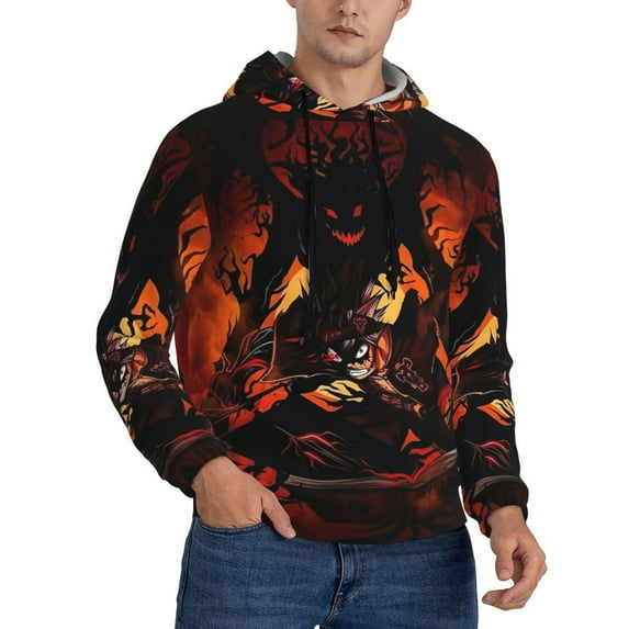 Anime Black Clover Men’s Hoodie Sweatshirt – Soft Stretch Pullover, All ...