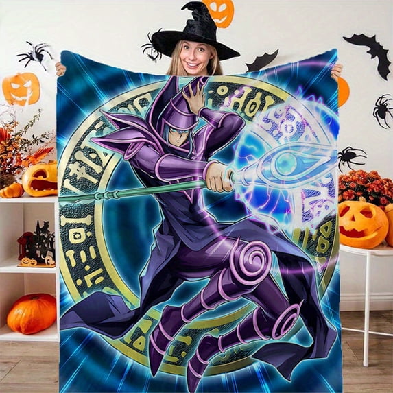 Anime Black Magician Printed Flannel Blanket - Soft Warm All-Season ...
