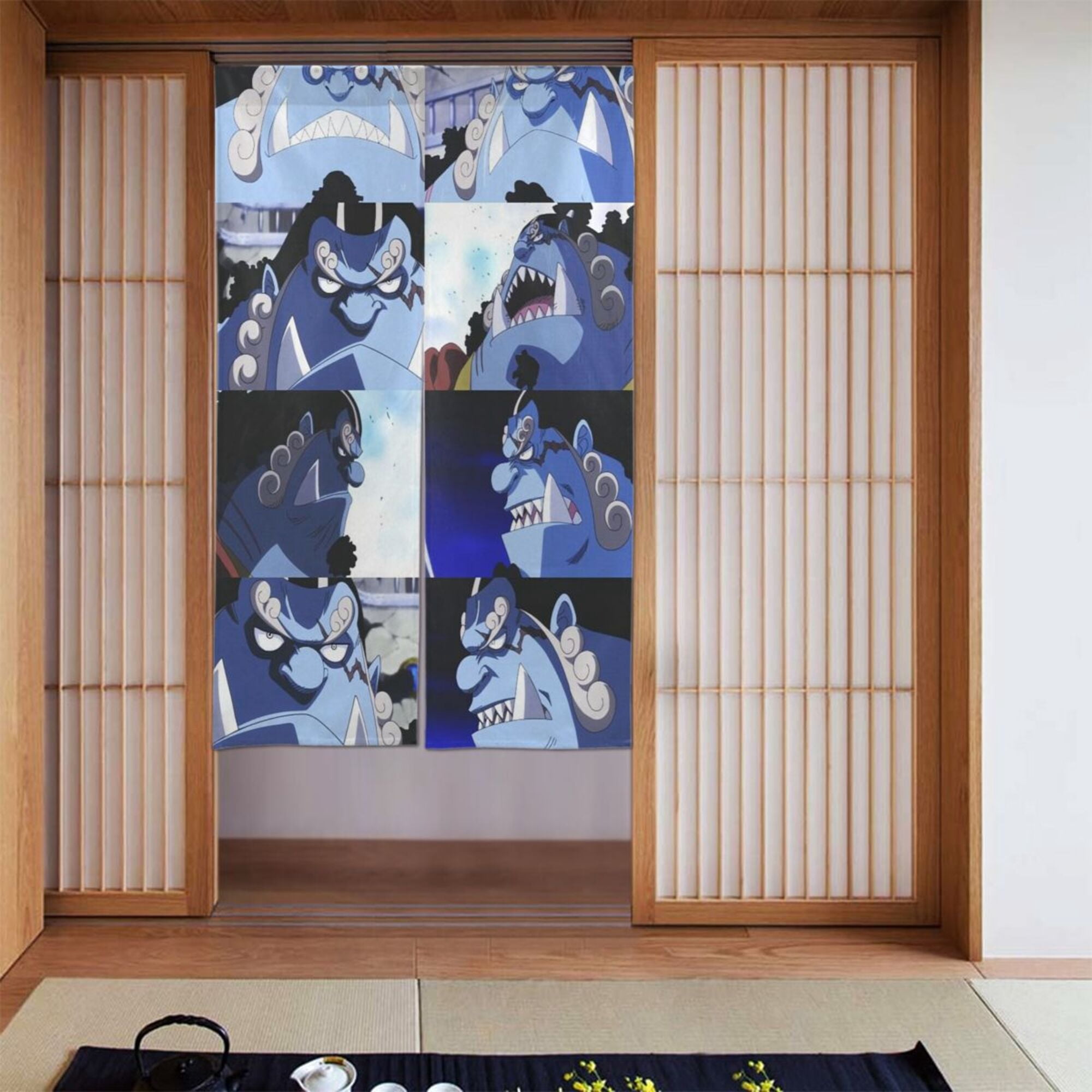 Anime Blackout Curtains for Girls Boy Home Decor, Jinbe Anime Animation ...