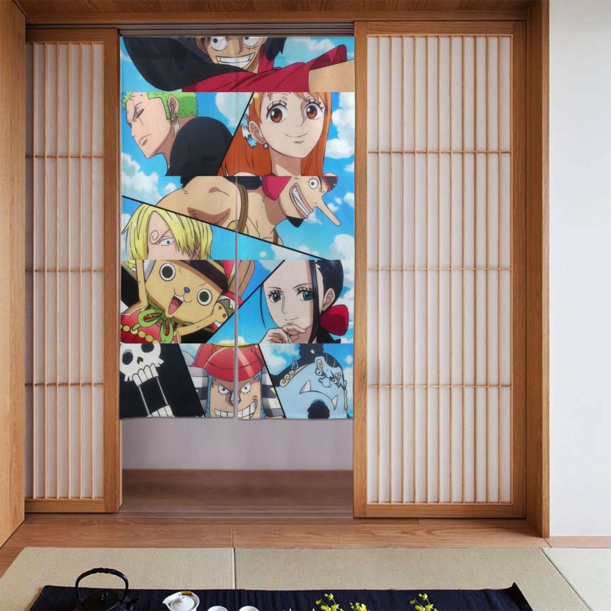 Anime Blackout Curtains for Girls Boy Home Decor, The Straw Hat Pirates ...