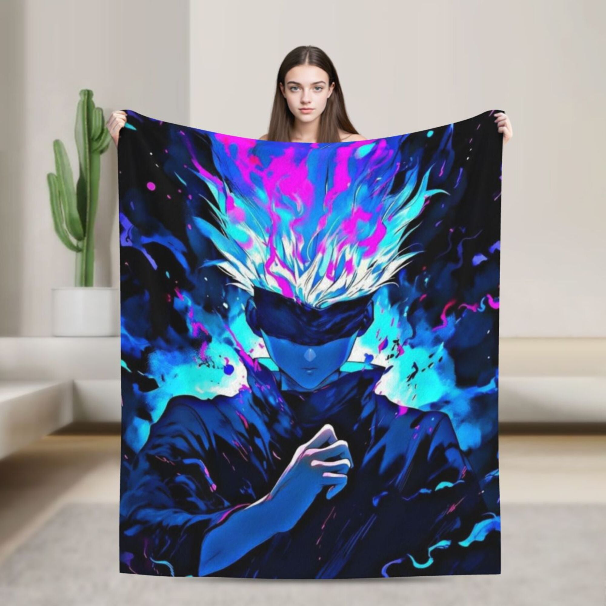 Anime Blanket, Jujutsu Kaisen Blanket, Super Soft Throw Blanket For ...