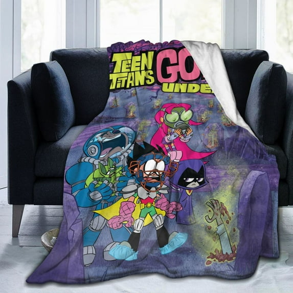 Anime Blanket Teen Titans Go Ultra-Soft Micro Fleece Blanket Cozy ...