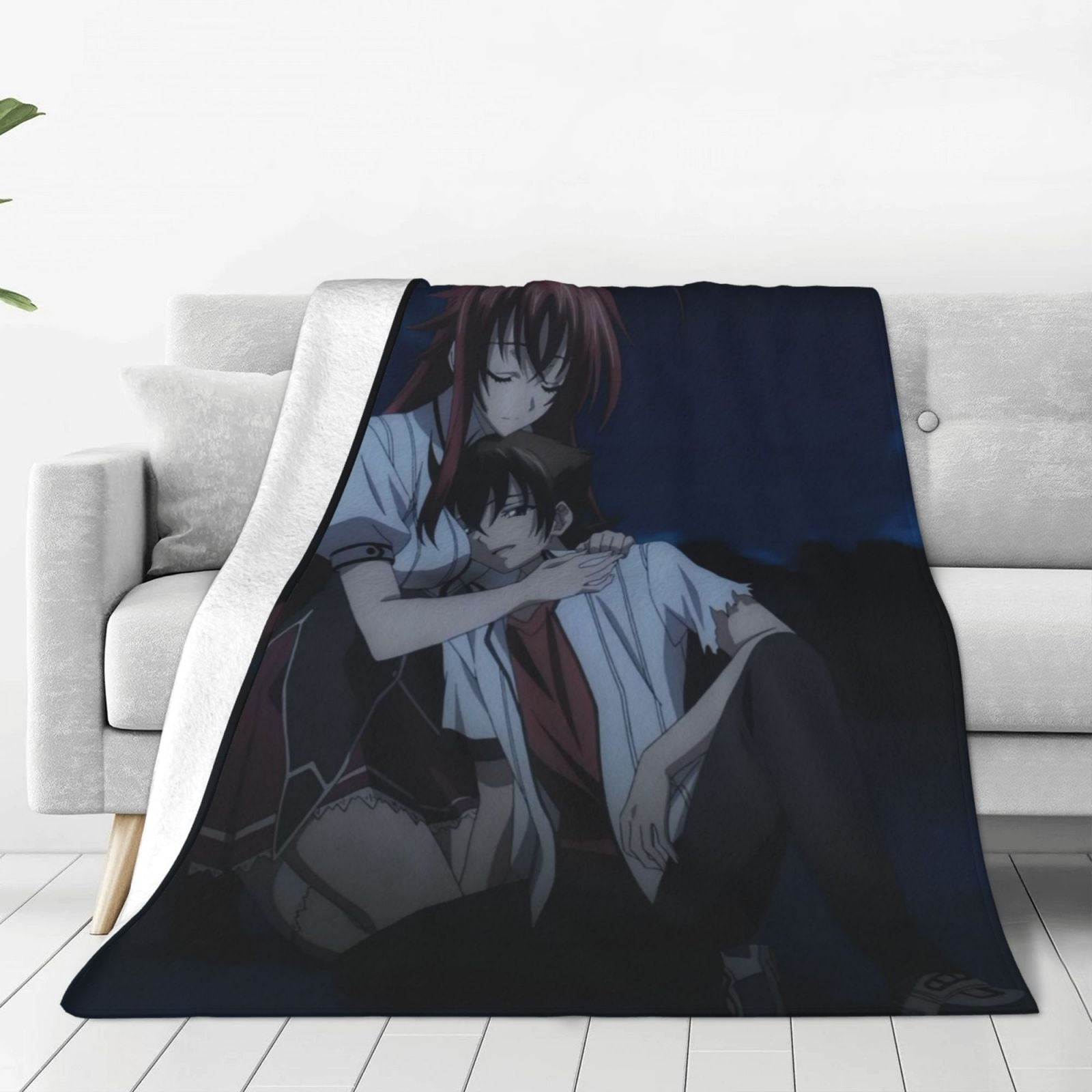 Anime Blanket, Ultra Soft H-igh Sc-hool Dxd Throw Blanket Bedding ...