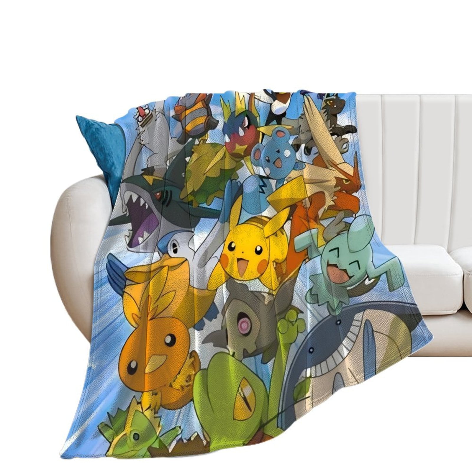 Anime Blankets Pokemon Throw Blanket 30"*40"（76*100cm） Pokemon Merch ...