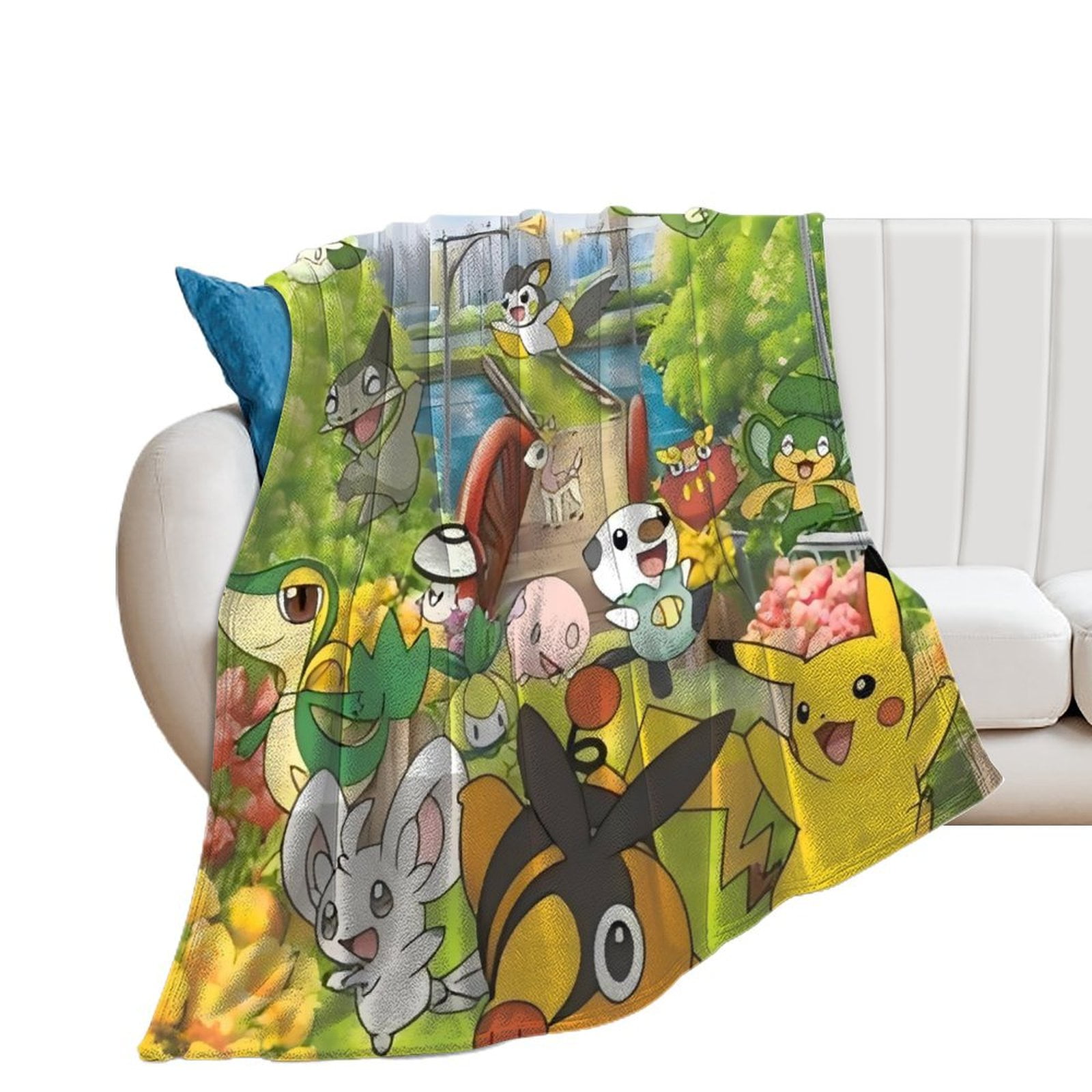 Anime Blankets Pokemon Throw Blanket 30"*40"（76*100cm） Pokemon Merch ...