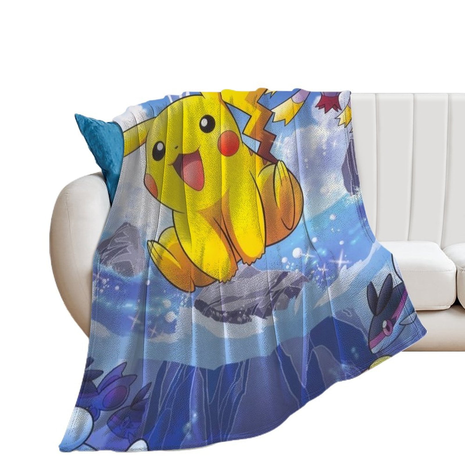 Anime Blankets Pokemon Throw Blanket 50"*60"（130*150cm） Pokemon Merch ...