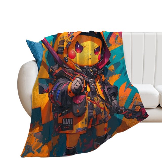 Anime Blankets Pokemon Throw Blanket 50"*60"（130*150cm） Pokemon Merch ...