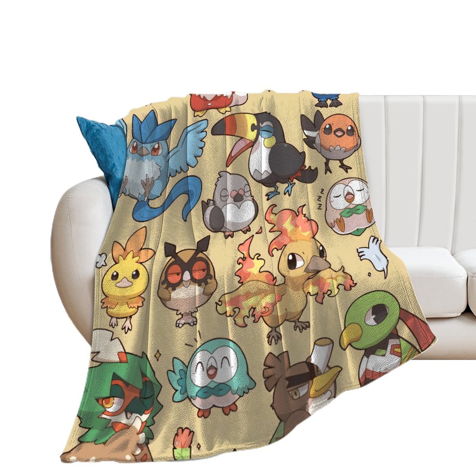 Anime Blankets Pokemon Throw Blanket 50"*60"（130*150cm） Pokemon Merch ...