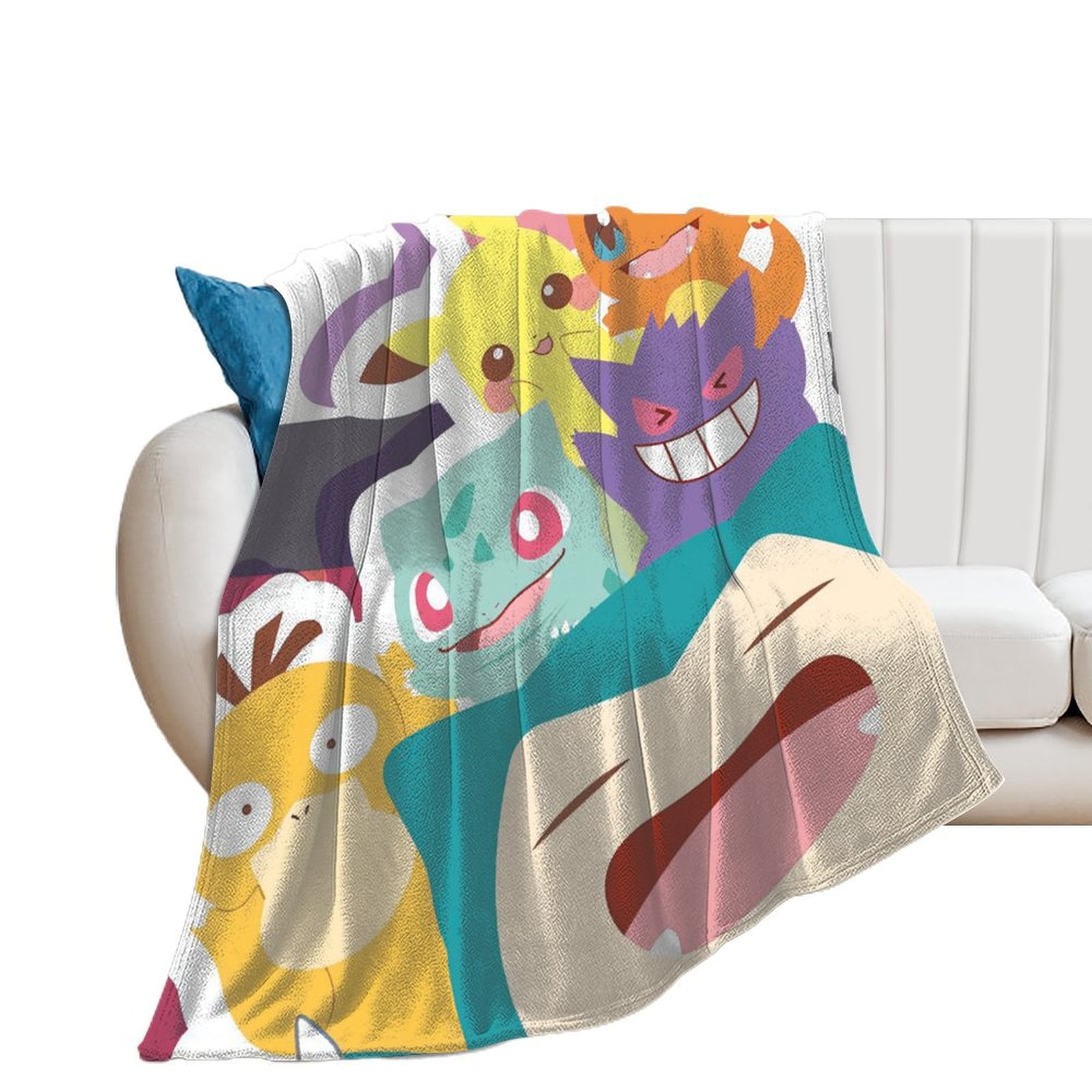 Anime Blankets Pokemon Throw Blanket 60"*80"（150*200cm） Pokemon Merch ...