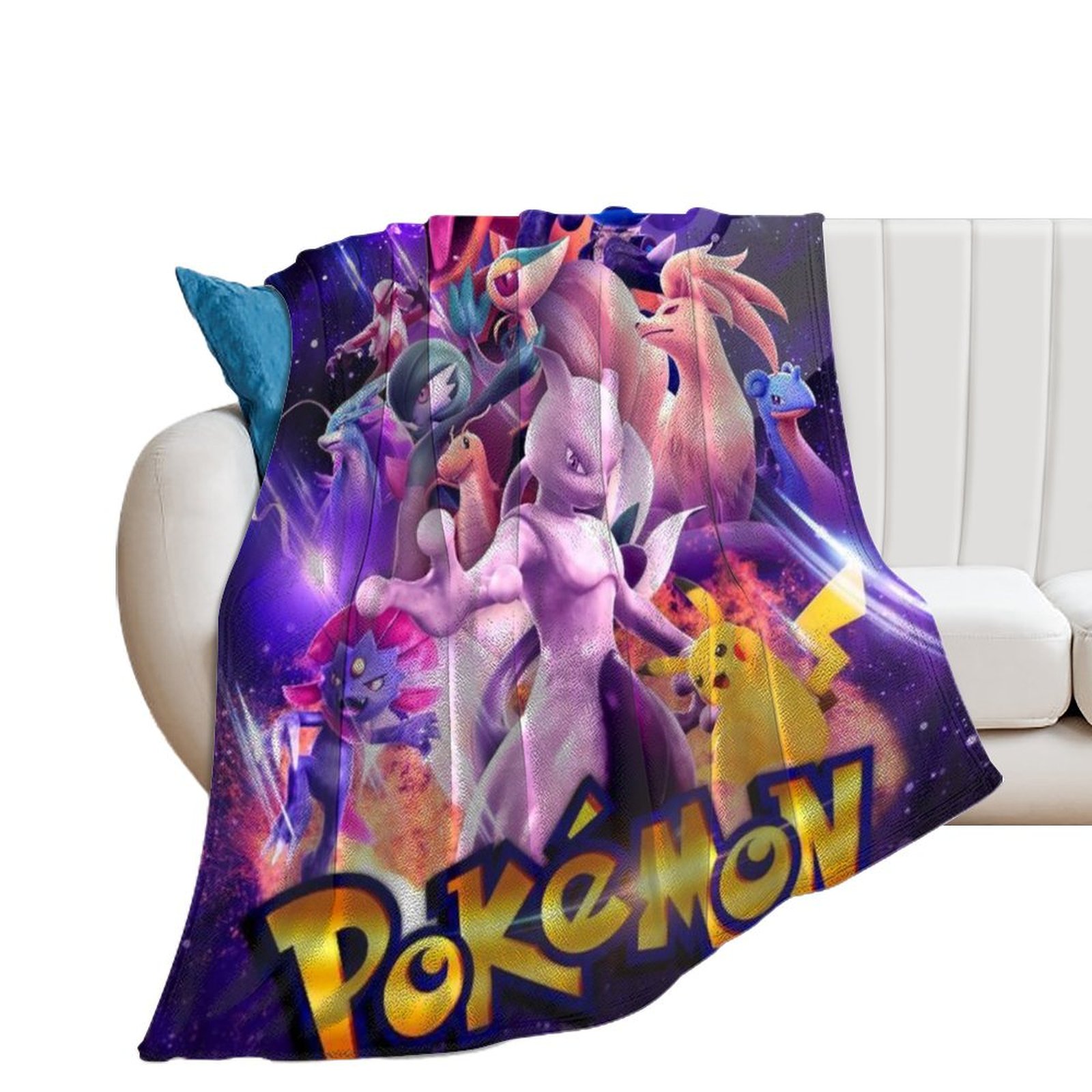 Anime Blankets Pokemon Throw Blanket 60"*80"（150*200cm） Pokemon Merch ...