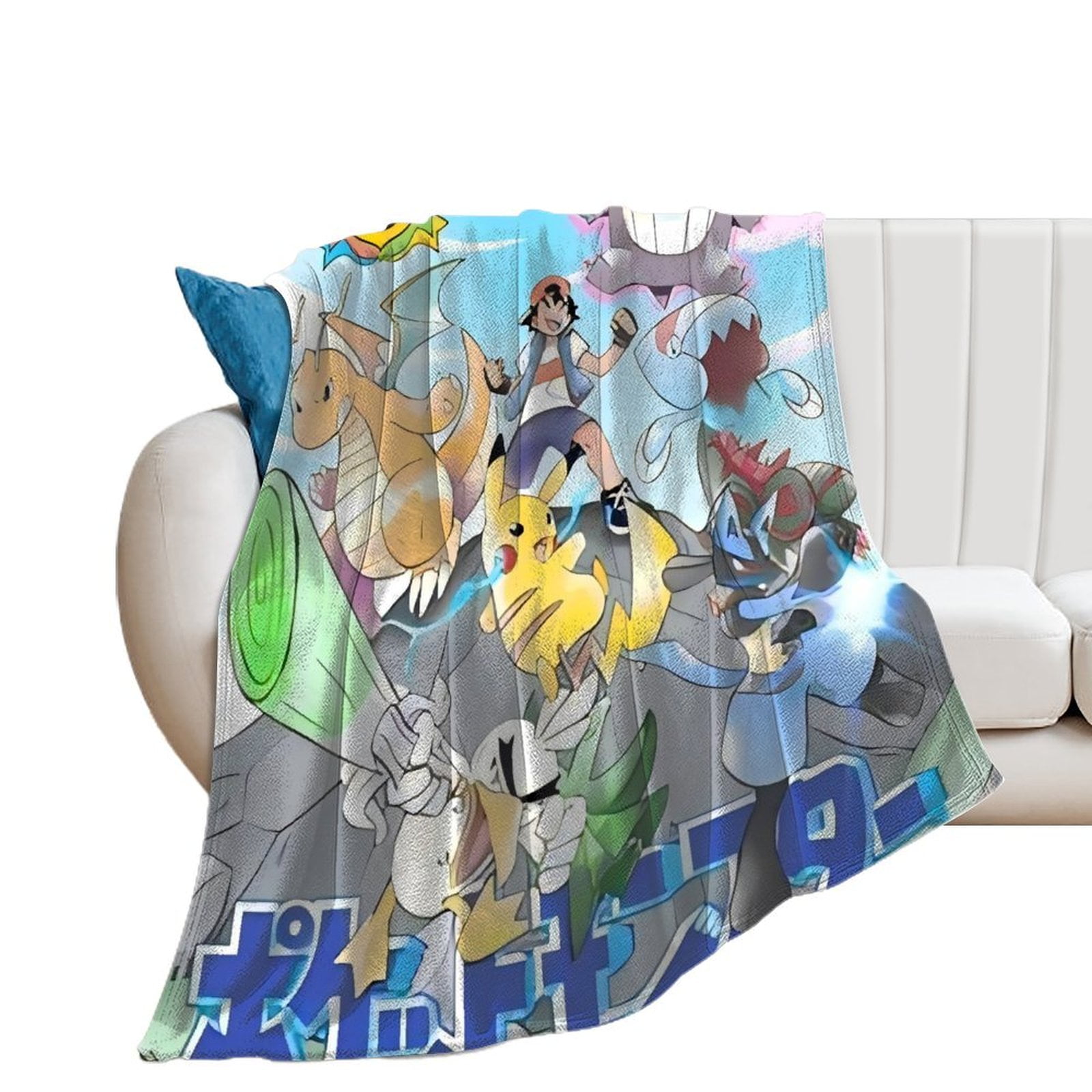Anime Blankets Pokemon Throw Blanket 60"*80"（150*200cm） Pokemon Merch ...