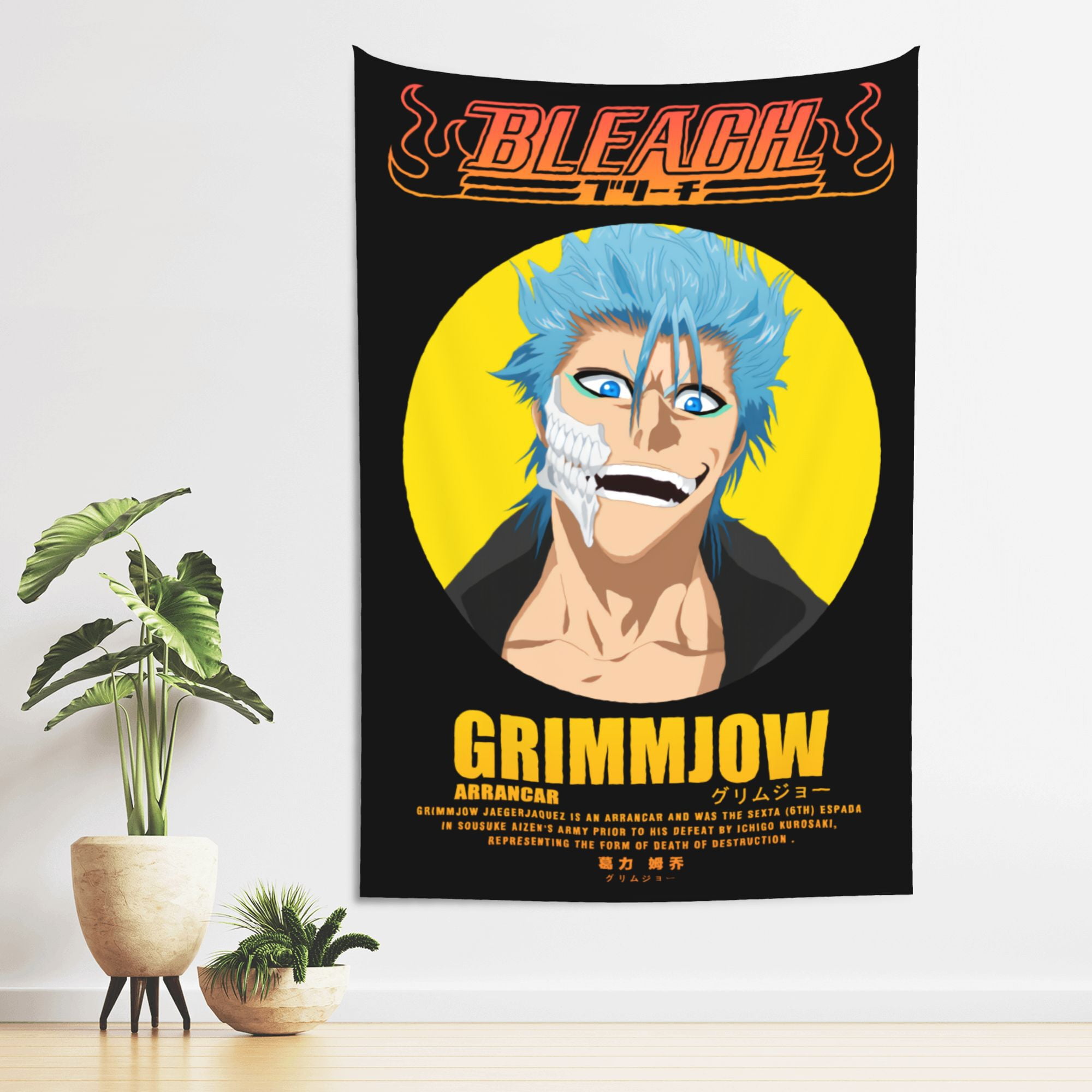 Anime Bleach Aizen Sousuke Tapestry Indian Wall Hanging Tapestries Room ...