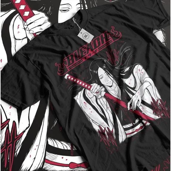 Anime Bleach Retsu Unohana Graphic Black T-Shirt Size S-5XL - Walmart.com