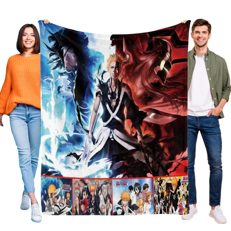 Anime Bleach Throw Blanket Gifts for Fans Lover Girls Boys Women ...