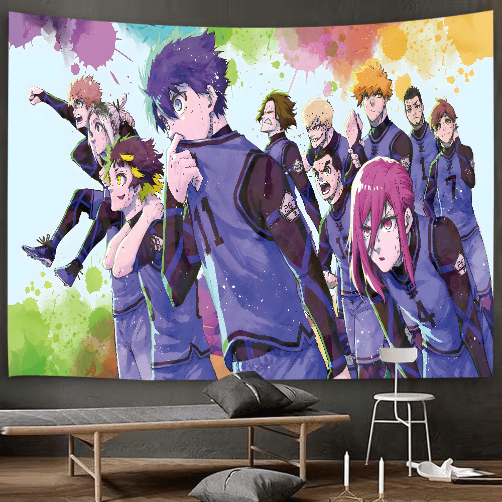 Anime Blue Lock Happy Birthday Party Backdrop Decoration Shower Anime ...