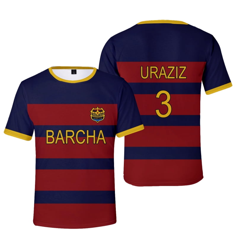 Anime Blue Lock Meguru Bachira Team Uniform Sports T-shirt Merch Unisex ...