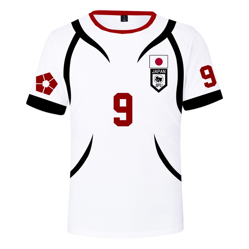 Anime Blue Lock U20 Cosplay White T-Shirt Merch Casual Short Sleeved T ...