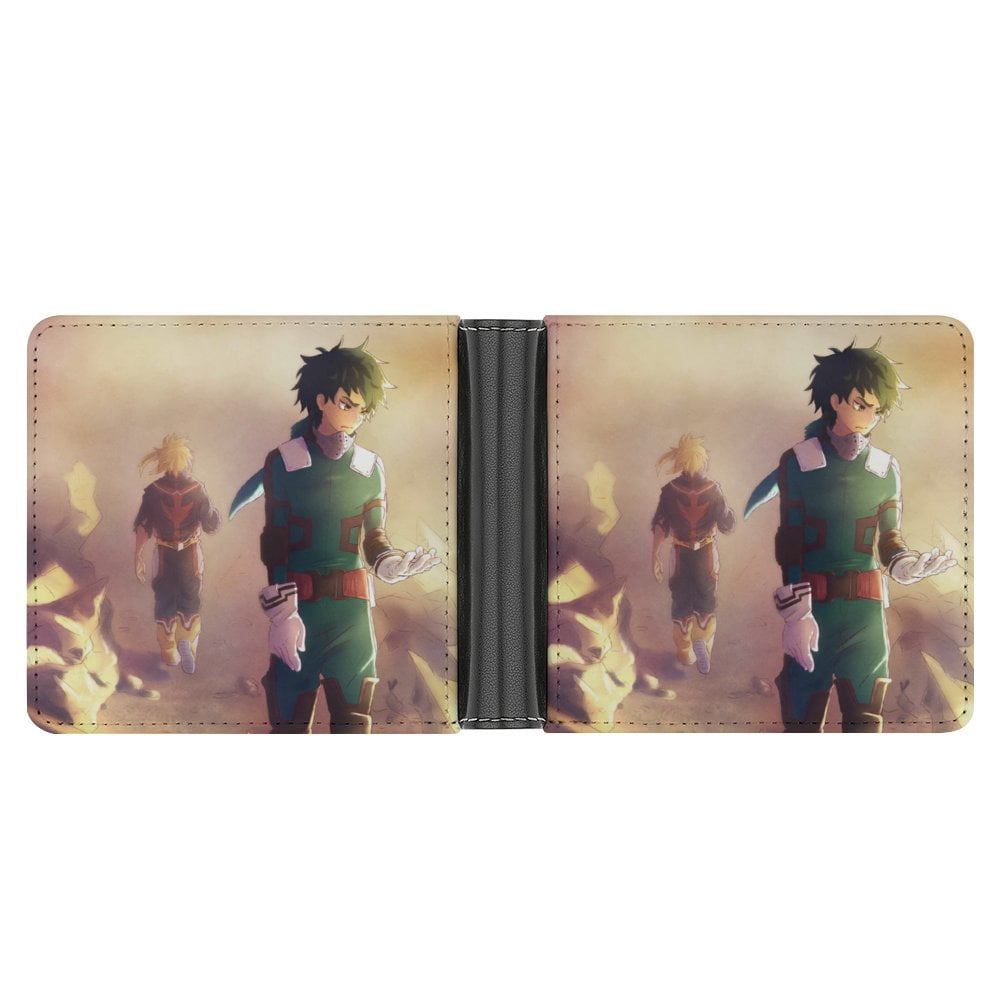 Anime Boku No Hero PU Leather Bifold Wallet Money Organizers Gift With ...