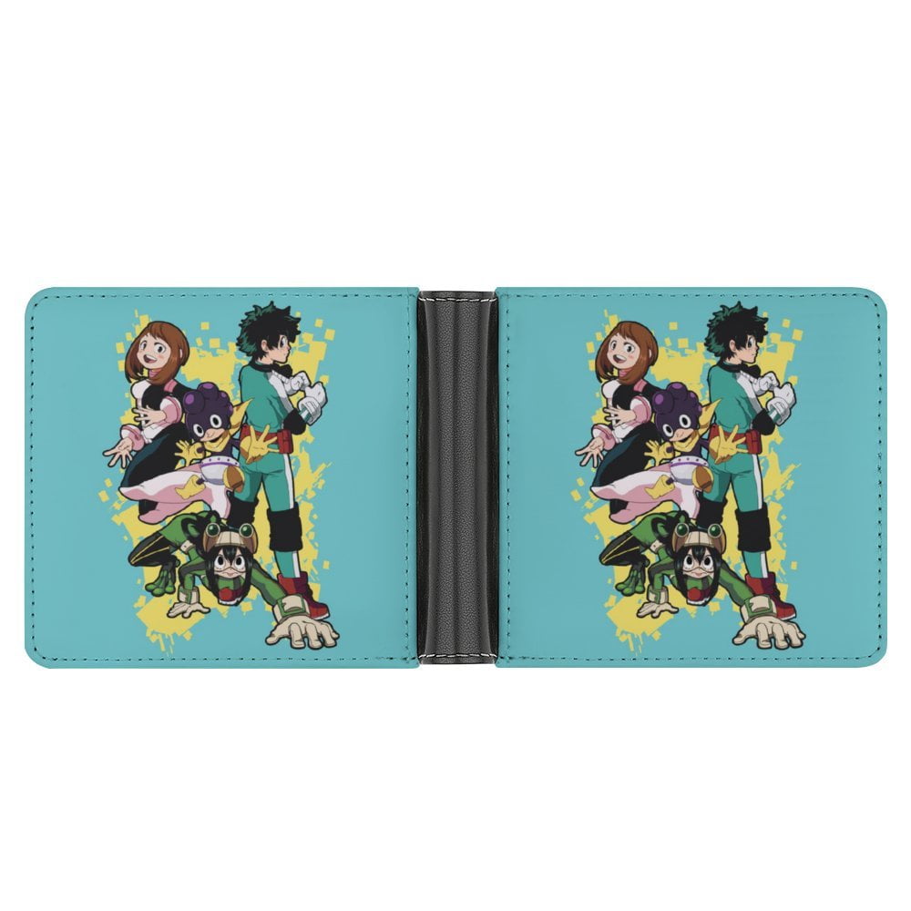 Anime Boku No Hero PU Leather Bifold Wallet Money Organizers Gift With ...