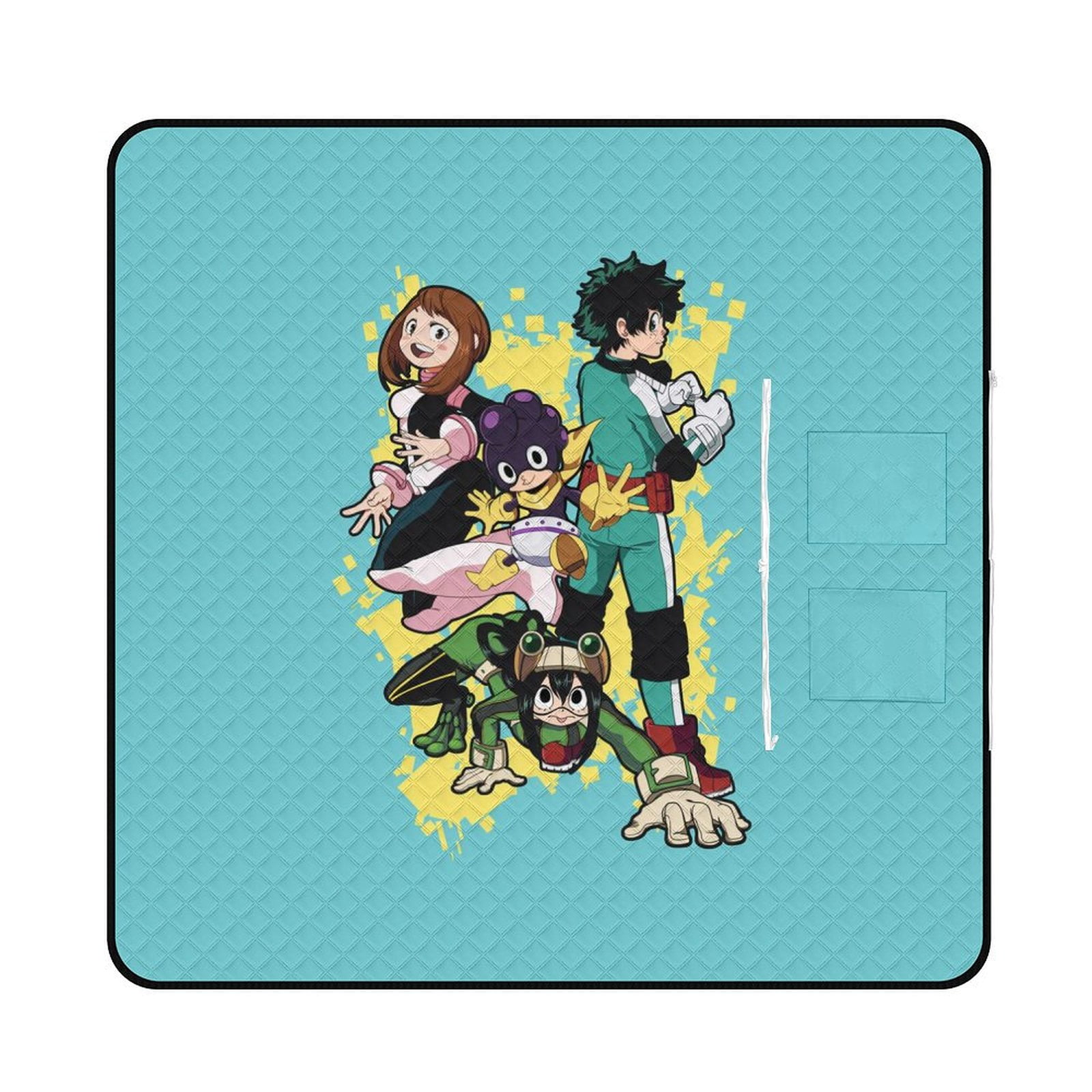 Anime Boku No Hero Picnic Mat Sandproof Waterproof Foldable Portable ...