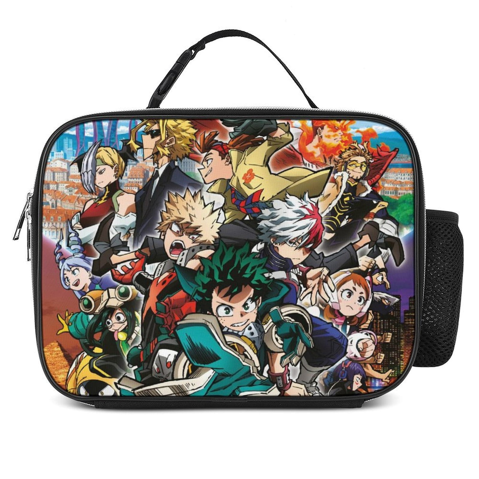 Anime Boku No Hero Portable Insulated Lunch Bag Lunch Box Bento Bag ...