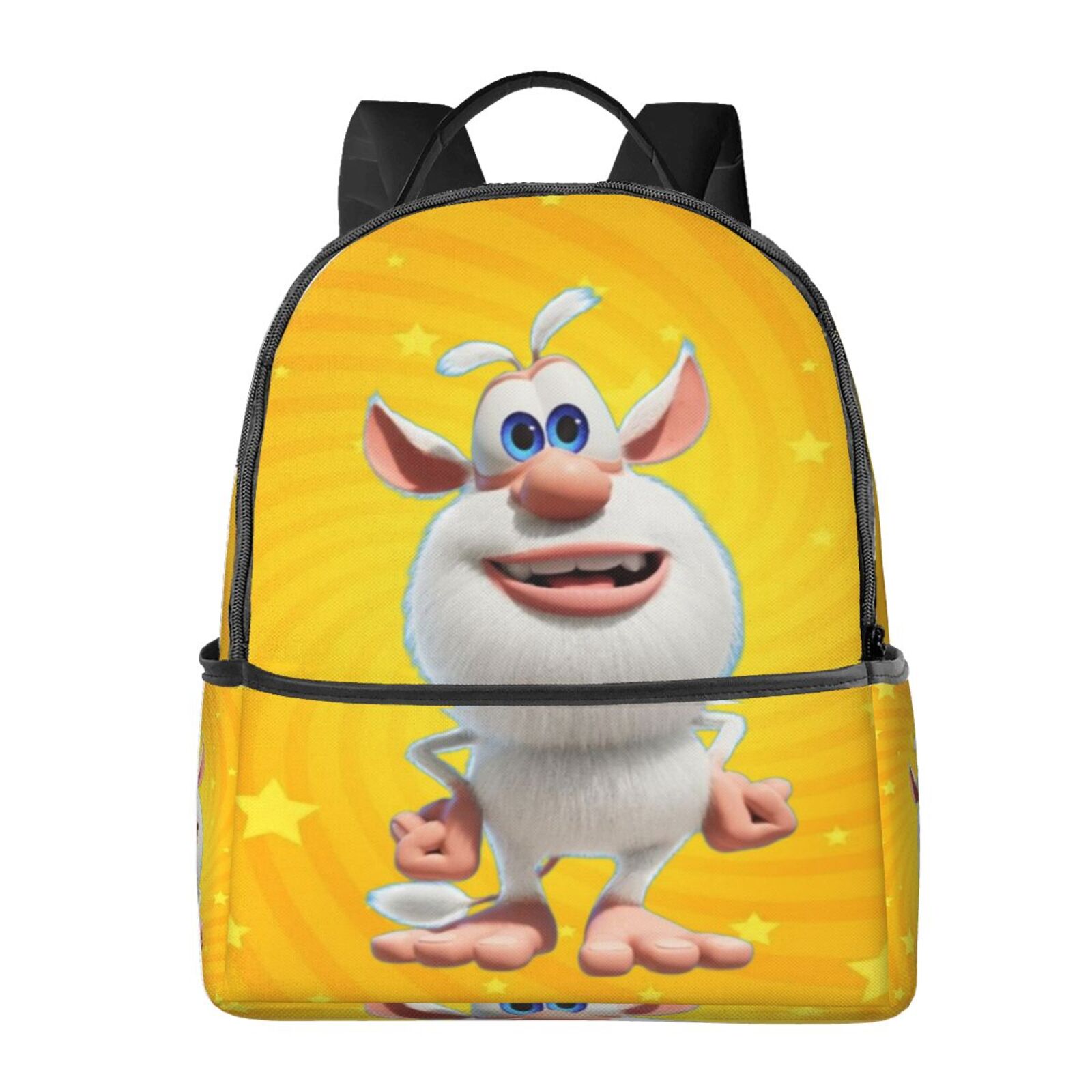 Anime Boo-Ba Backpack Cartoon School Bag Leather Daypack Casual Bookbag ...
