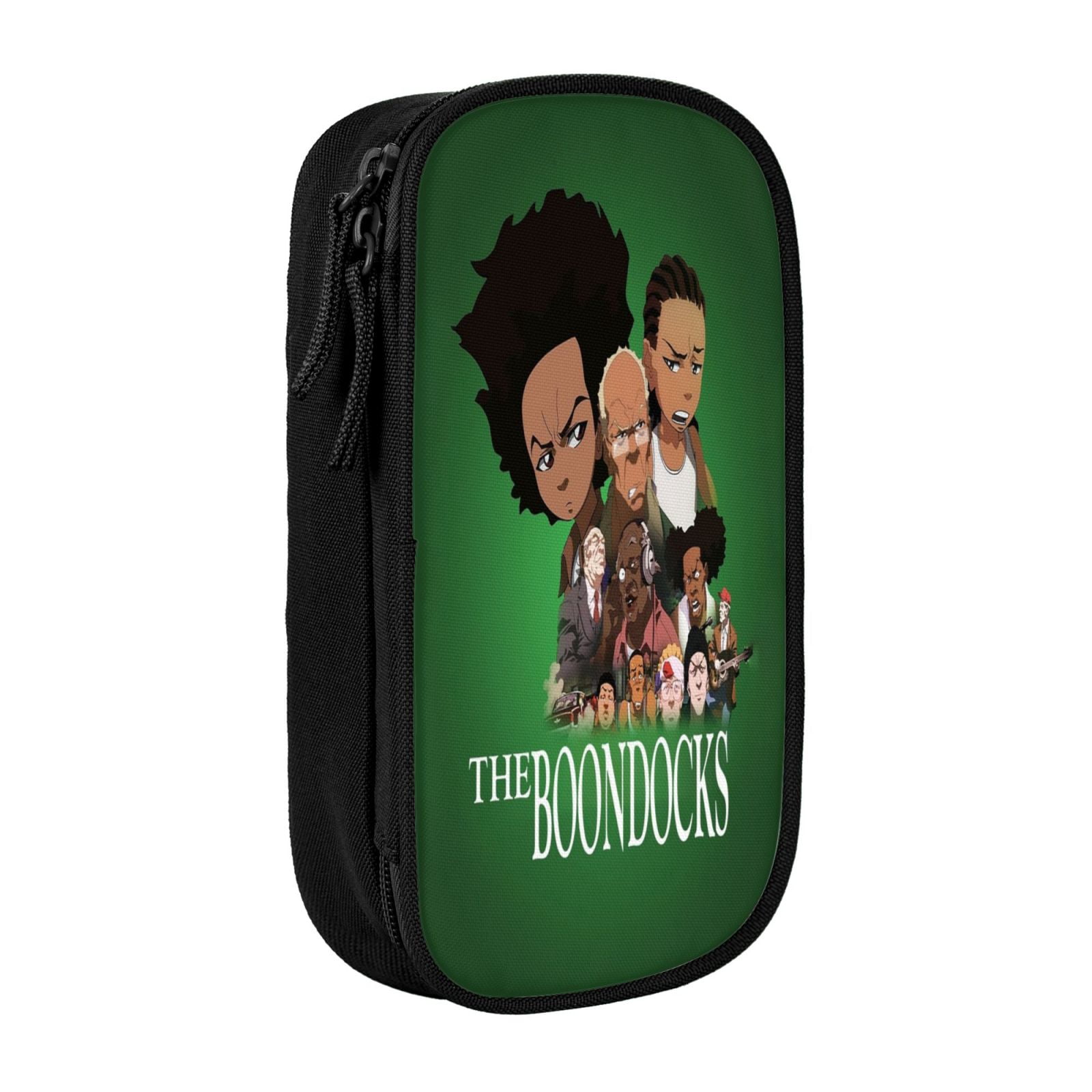 Boondocks Pencil Pouch Case Makeup Bag Zipper Cosmetic Bag Double Layer ...