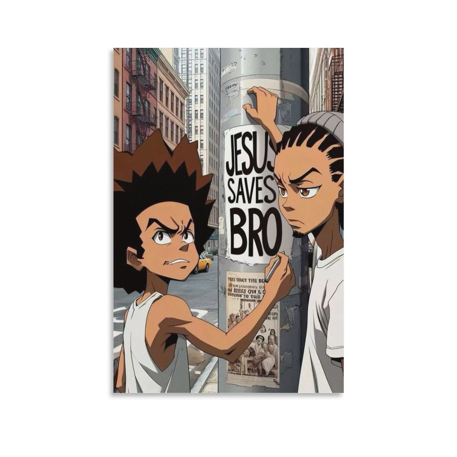 Anime The Boondocks Poster Print 2 (5) Painting On Canvas Wall Art ...