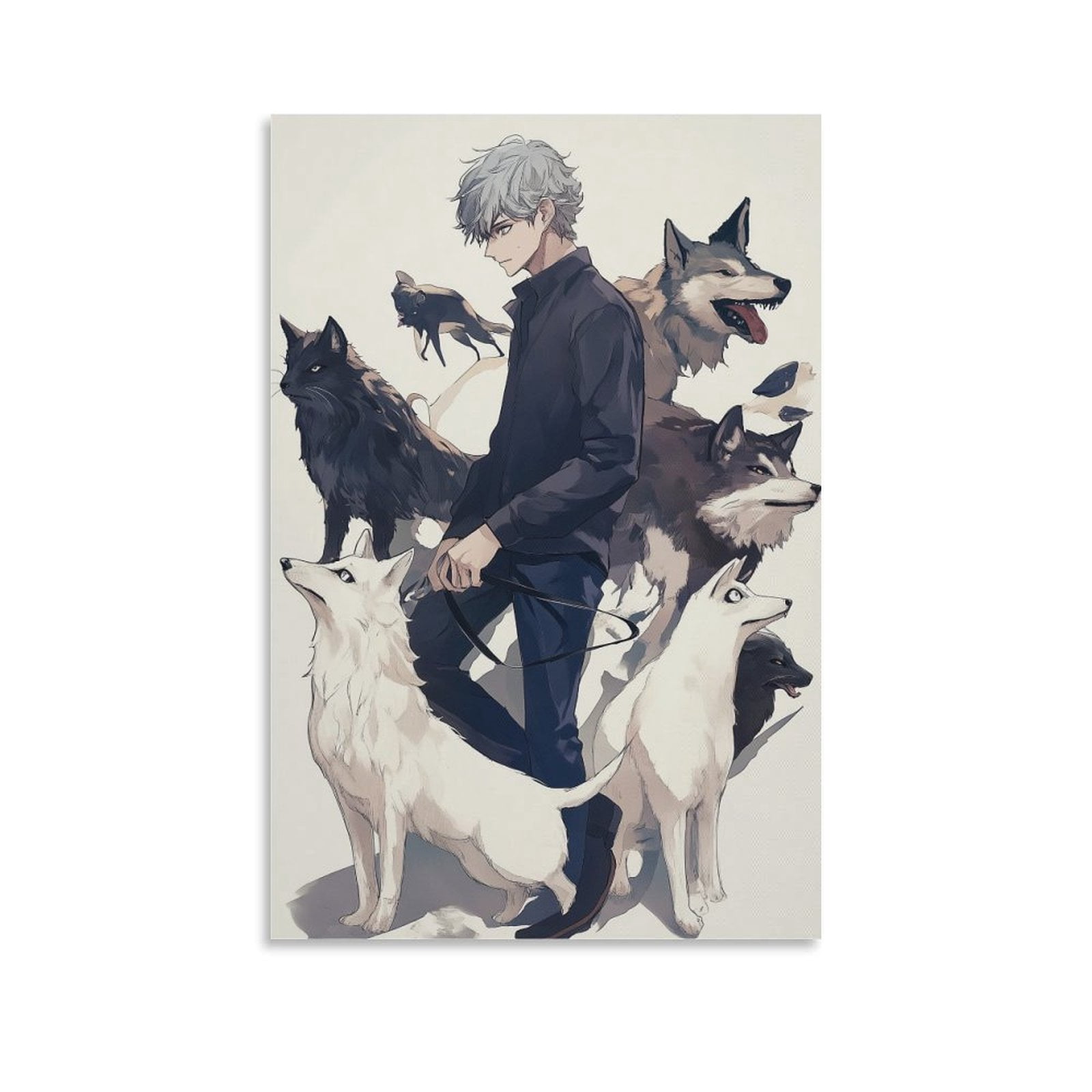 Anime Boy Artwork Art Poster Canvas Painting Decor Wall Print Photo ...