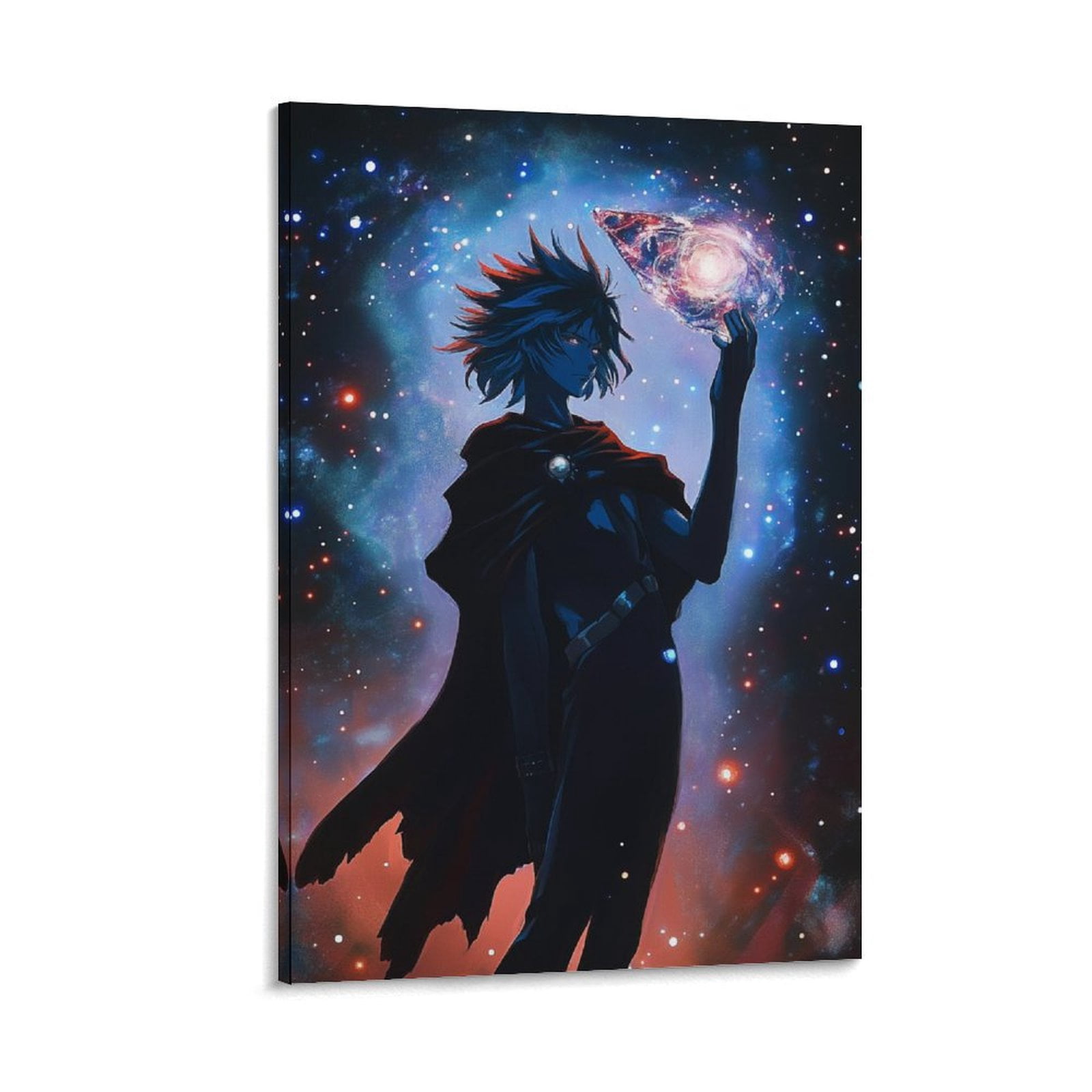 Anime Boy in Space Artworks Canvas Poster Room Aesthetic Wall Art ...