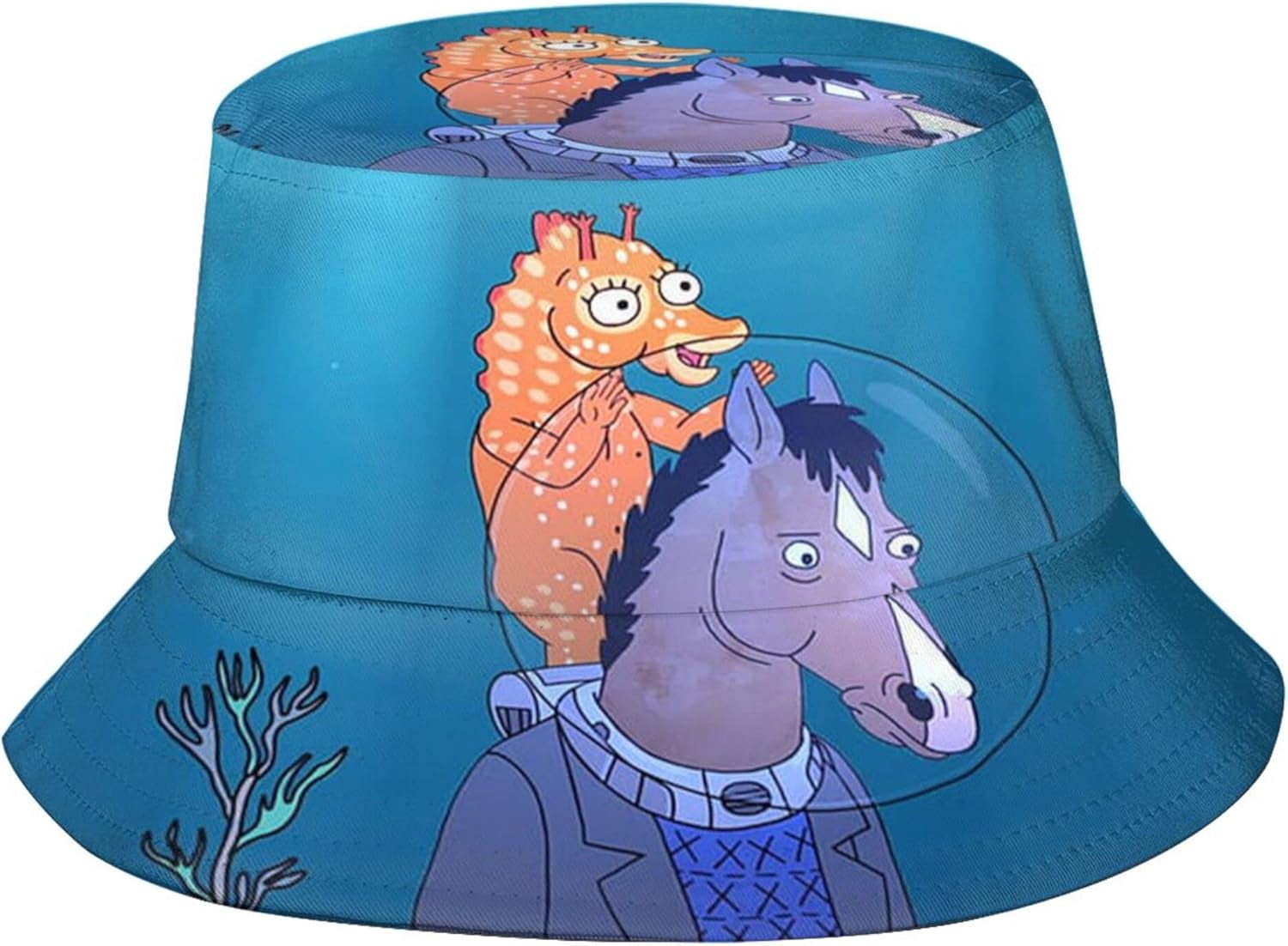 Anime Bucket Hat BoJack Anime Horseman Sun Fisherman Summer Hats Unisex ...