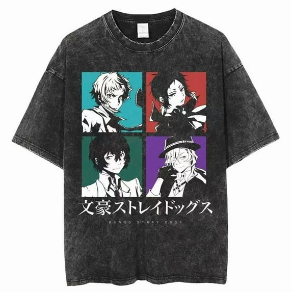 Anime Bungo Stray Dogs T-Shirt Dazai Osamu T-Shirt Men Women Summer ...