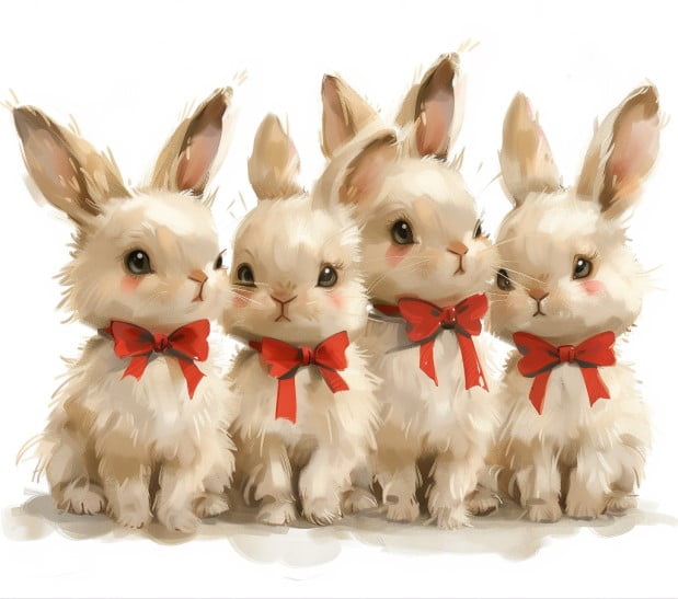 Anime Bunny Car Decal, Kawaii Chibi Rabbit Stickers for Laptop, Window ...