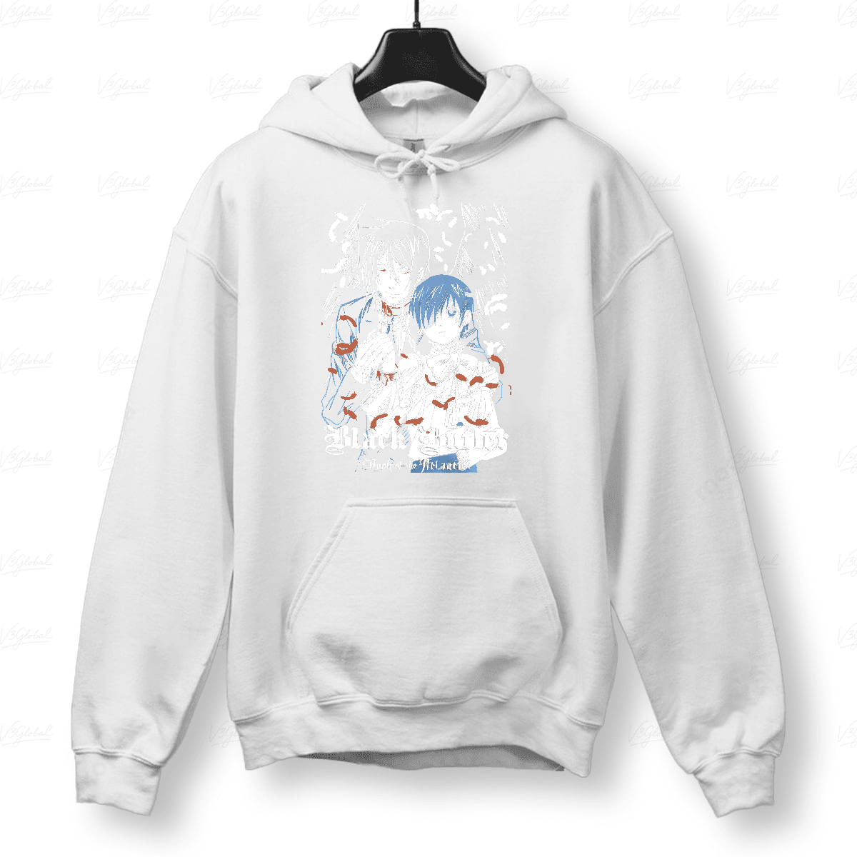 Anime Butler Classic Inspired Dark Gothic Fan Art Graphic Hoodie for ...