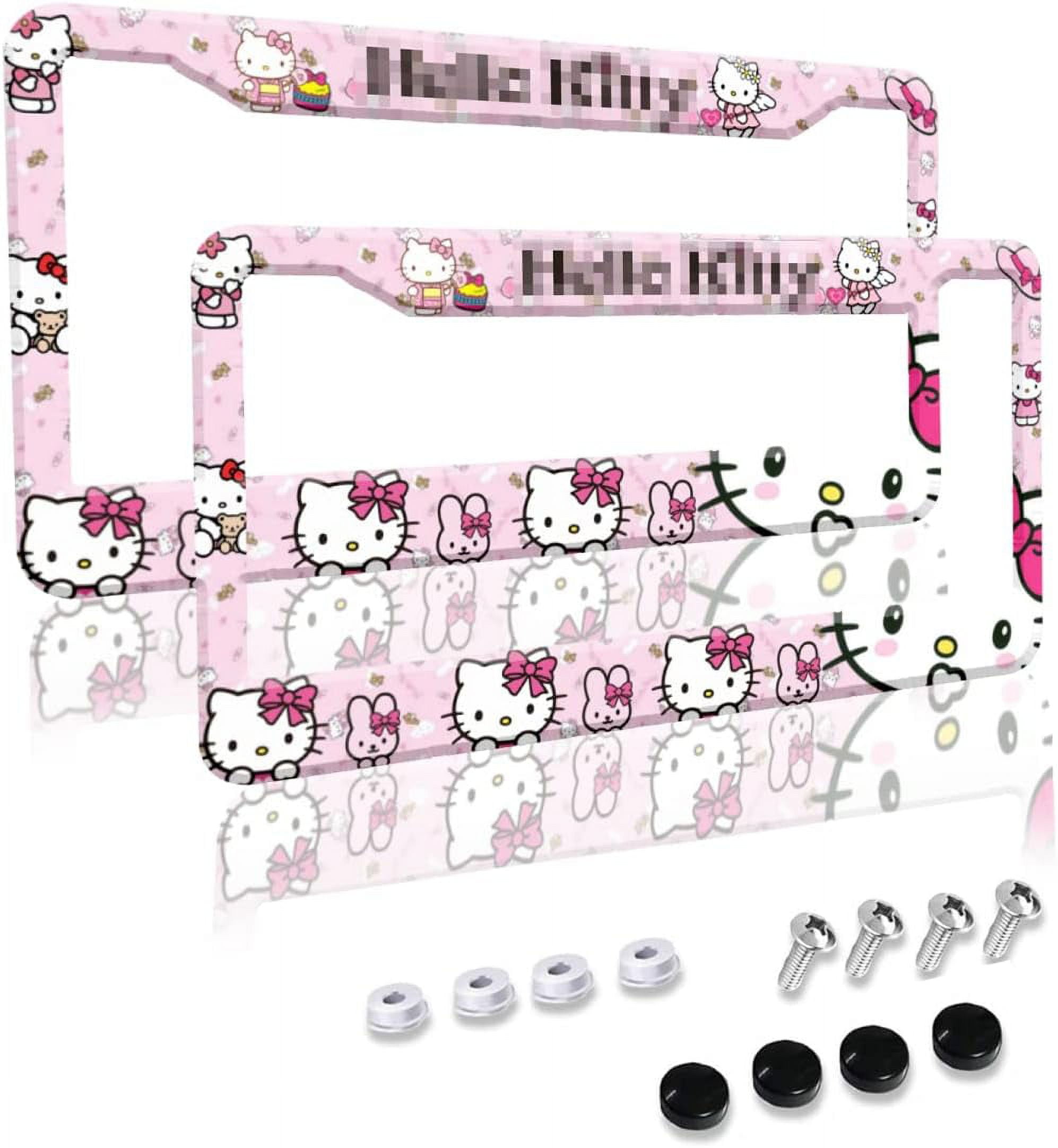 Anime Car License Plate Frames 2PCS, Front Rear Japanese Anime License ...