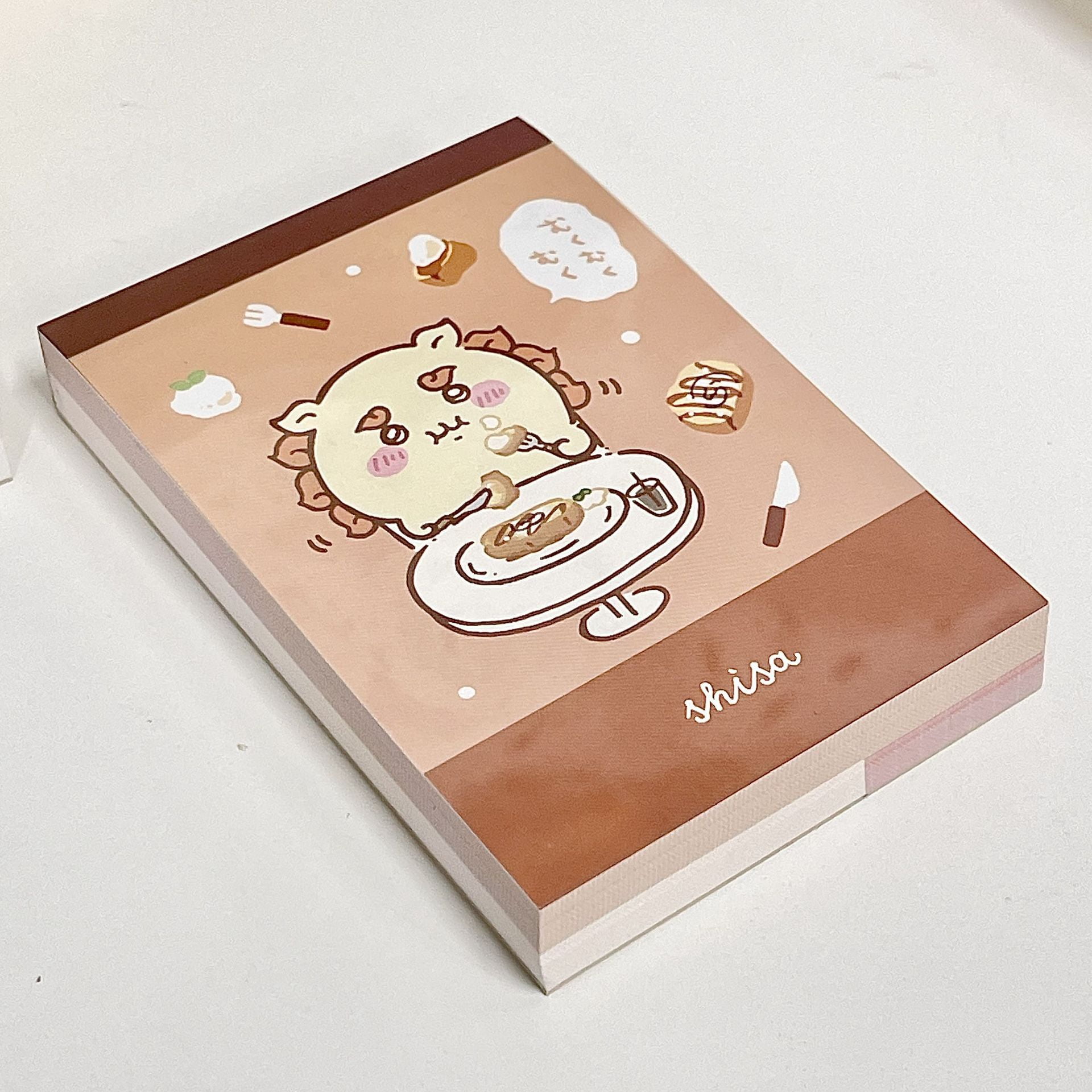 Anime Cartoon Chiikawa Note Pad Coloring Page Hachiware Different ...