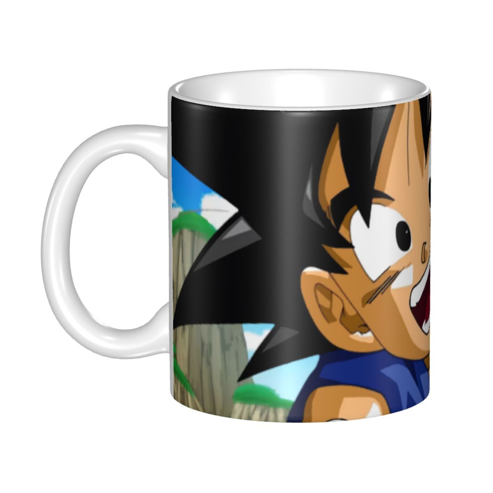 Anime Cartoon Dragon Ball Z Ceramic Mug with Handle Coffee Mug Ceramic ...