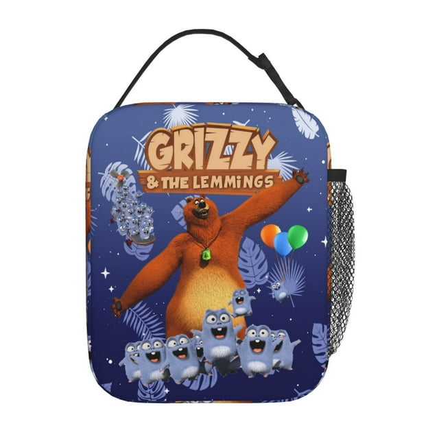 Grizzy and the Lemmings Lunch Box - Insulated Lunch Bag For Cute Lunch ...