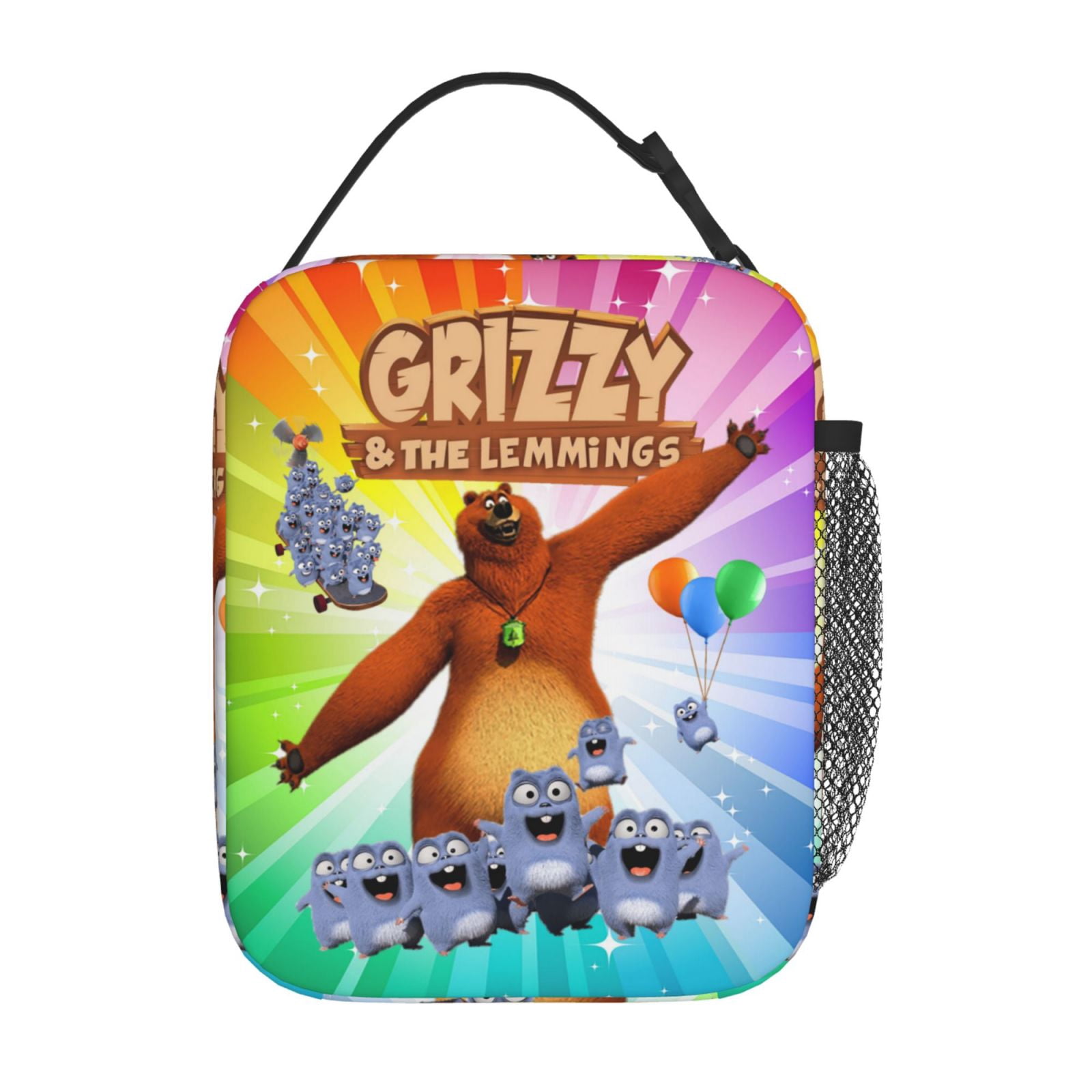 Anime Cartoon Grizzy and the Lemmings Lunch Box - Insulated Lunch Bag ...