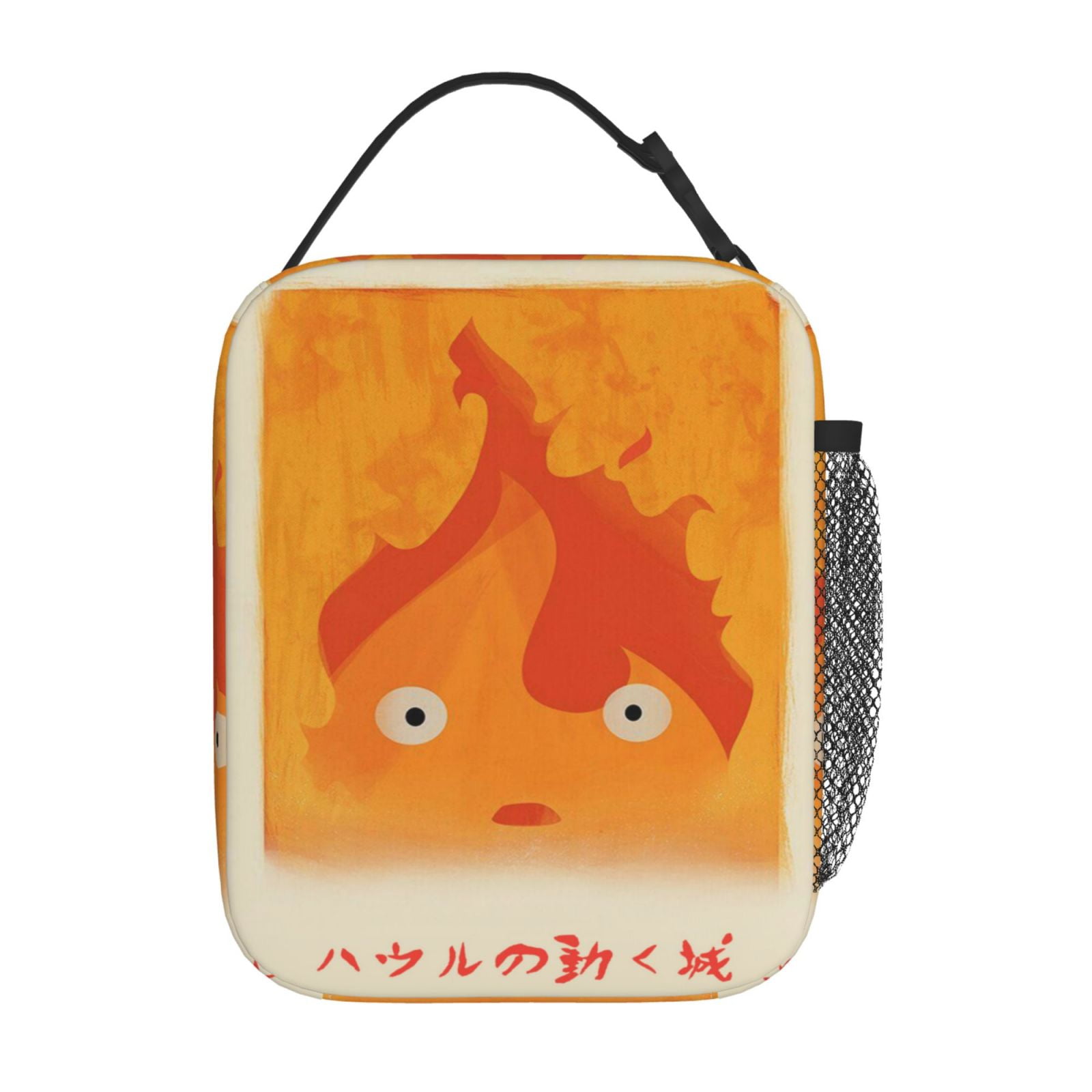 Howls Moving Castle Fire Lunch Box - Insulated Lunch Bag For Cute Lunch ...