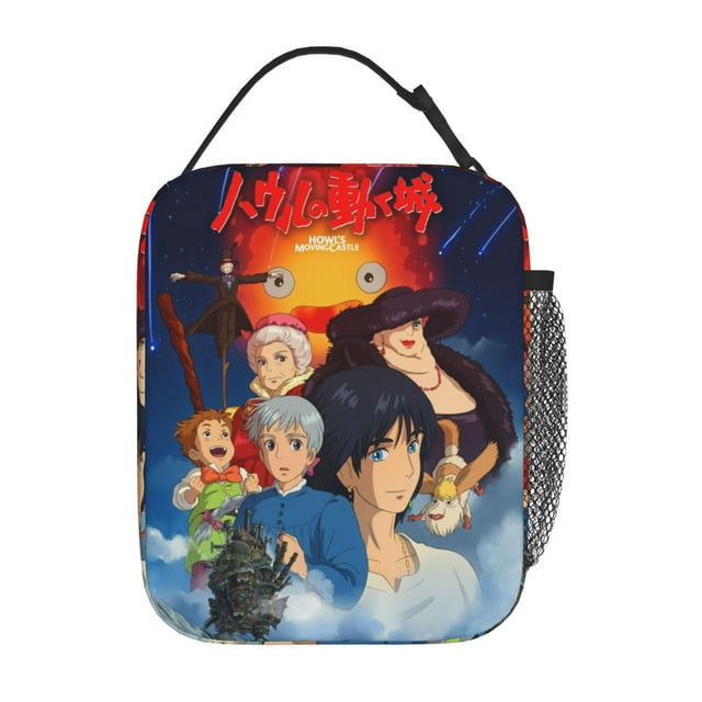 Howls Moving Castle Lunch Box - Insulated Lunch Bag For Cute Lunch Box ...