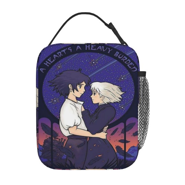 Howls Moving Castle Lunch Box - Insulated Lunch Bag For Cute Lunch Box ...
